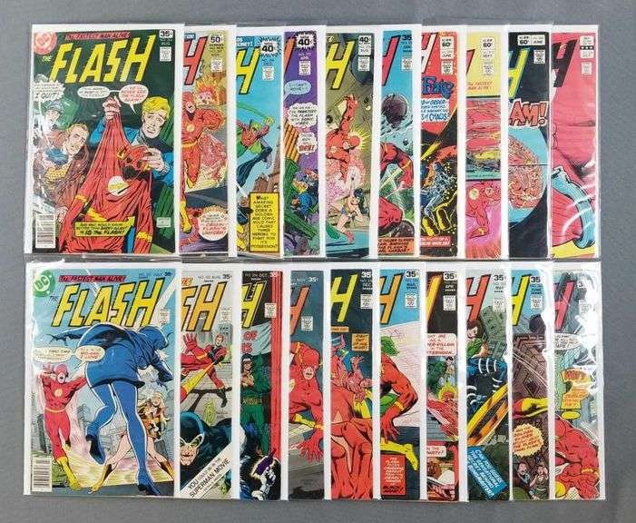 Group of 20 DC Comics The Flash comic books - Matthew Bullock Auctioneers