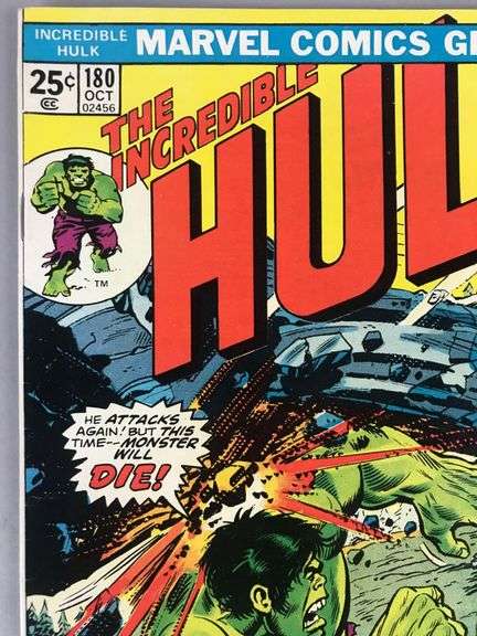 Marvel Comics The Incredible Hulk No. 180 Comic Book - Matthew Bullock ...