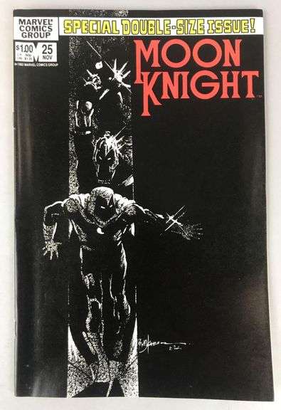 Marvel Comics Moon Knight no. 25 comic book - Matthew Bullock Auctioneers