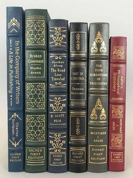 Group of 6 Signed First Editions Easton Press Books - Matthew Bullock ...