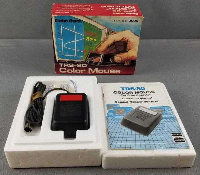Vintage TRS-80 color mouse in original box - Matthew Bullock Auctioneers