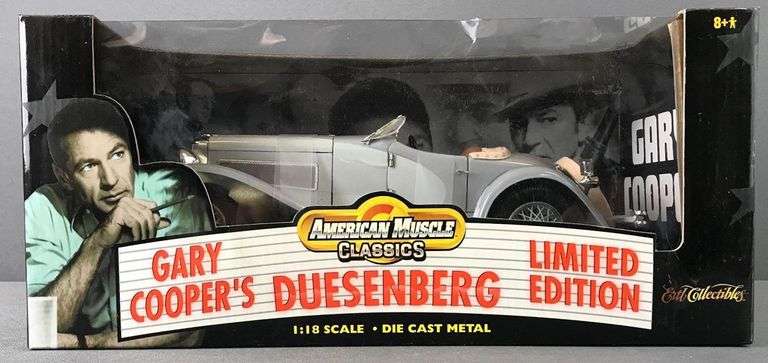Gary Cooper Duesenberg Die Cast Car - Matthew Bullock Auctioneers