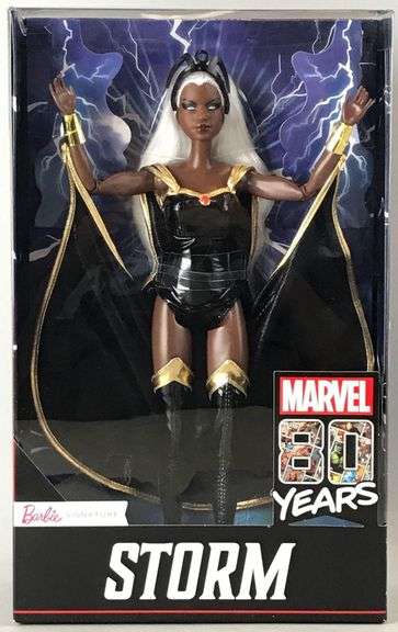 Barbie Marvel 80 Years Storm action figure - Matthew Bullock Auctioneers