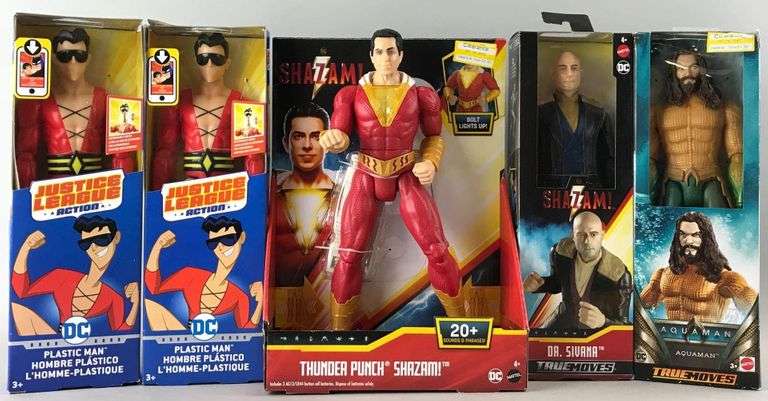 Group of 5 assorted Mattel DC Comics action figures - Matthew Bullock ...