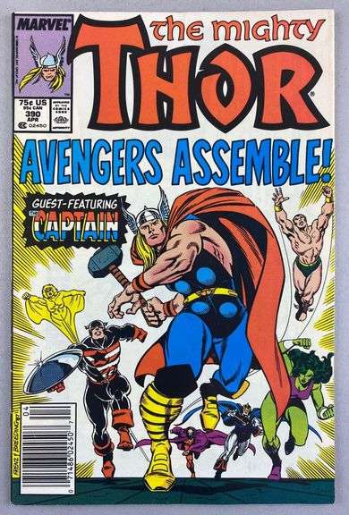 Marvel Comics Thor No. 390 comic book - Matthew Bullock Auctioneers
