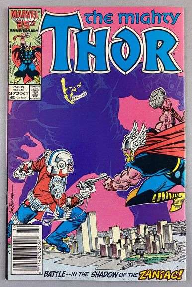Marvel Comics Thor No. 372 comic book - Matthew Bullock Auctioneers