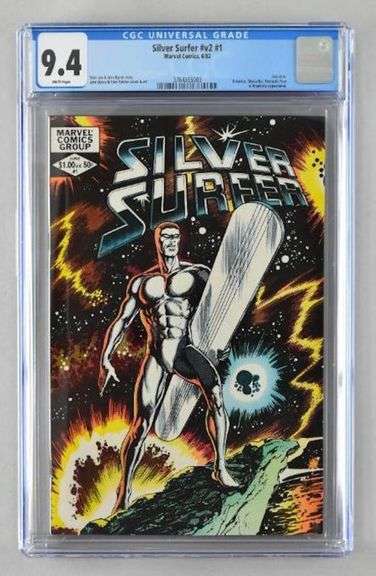 CGC Graded Marvel Comics Silver Surfer v2 No. 1 comic book - Matthew ...