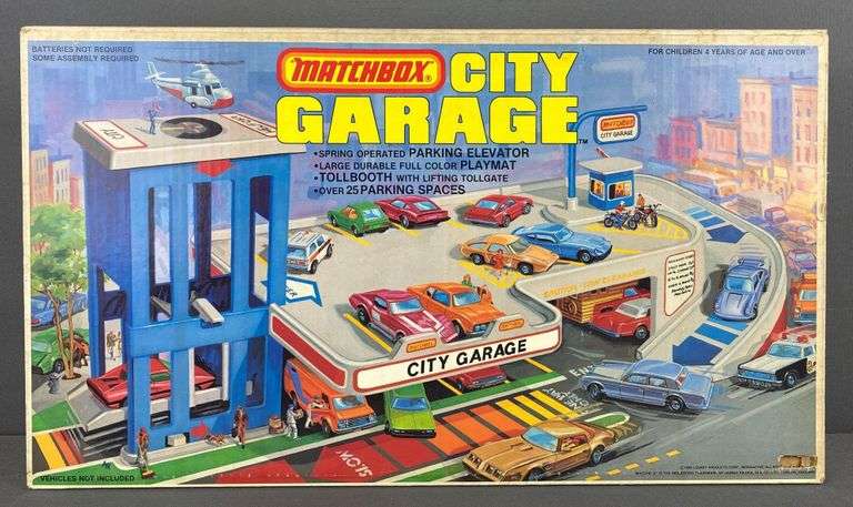 Matchbox City Garage play set - Matthew Bullock Auctioneers