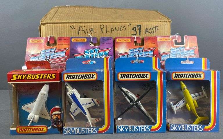 Group of assorted Matchbox Sky-Busters die-cast aircraft - Matthew ...