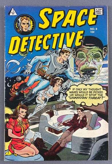 I.W. Enterprises Space Detective No. 8 Comic Book - Matthew Bullock ...