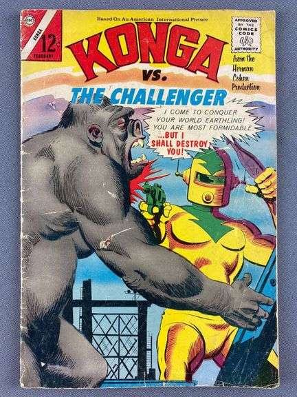 Charlton Comics Group Konga No. 21 Comic Book - Matthew Bullock Auctioneers