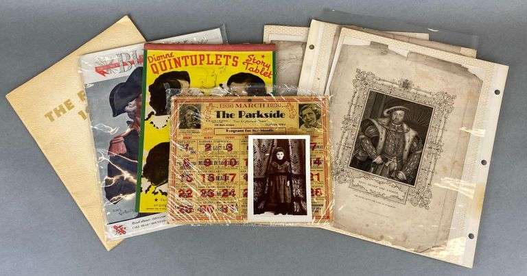 Group of 11 Ephemera Items - Matthew Bullock Auctioneers