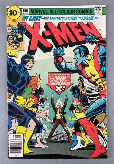 Marvel Comics X-Men No. 100 - Matthew Bullock Auctioneers