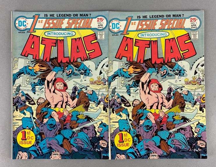 Group of 2 DC Comics Atlas No. 1 - Matthew Bullock Auctioneers