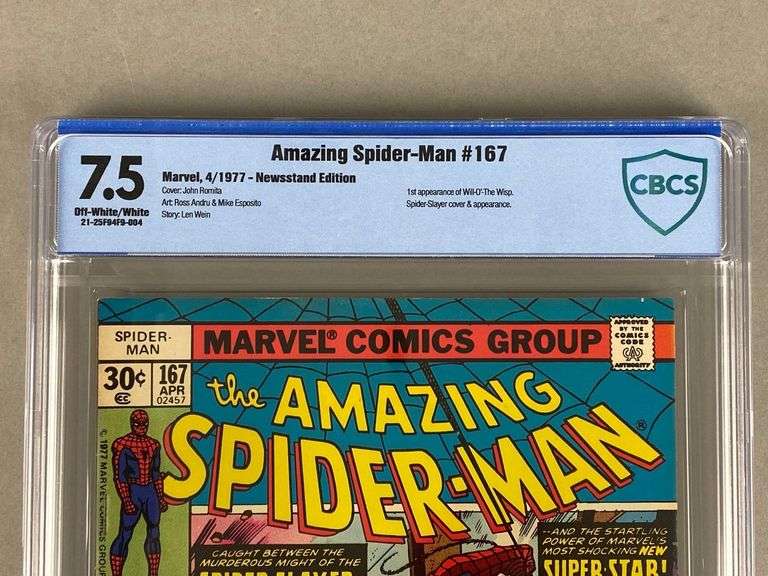 CBCS Graded Marvel Comics Amazing Spider-Man No. 167 - Matthew Bullock ...