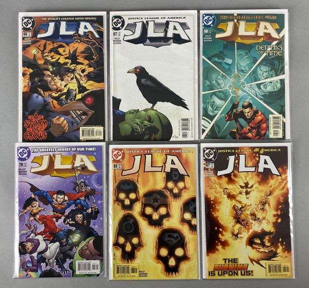 Group of 6 DC JLA Comic Books - Matthew Bullock Auctioneers