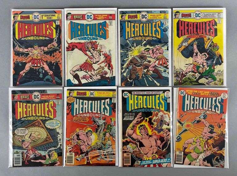 Group of 8 DC Hercules Comic Books - Matthew Bullock Auctioneers
