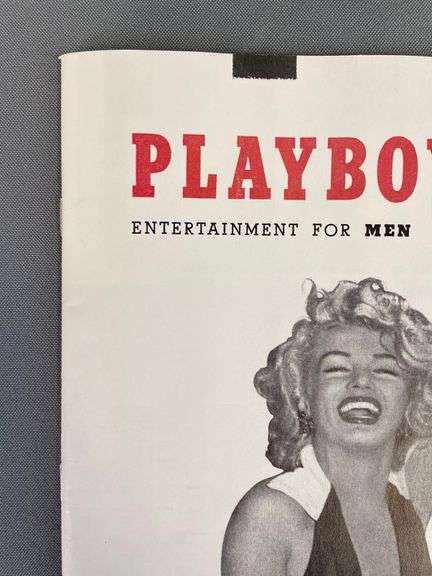 Reproduction 1953 Playboy Magazine Featuring Marilyn Monroe - Matthew Bullock Auctioneers