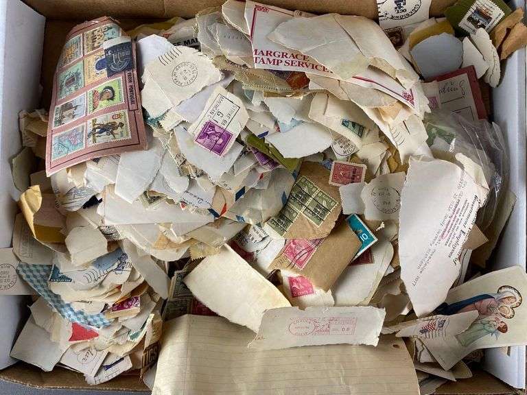 Large Group of Assorted Stamps - Matthew Bullock Auctioneers