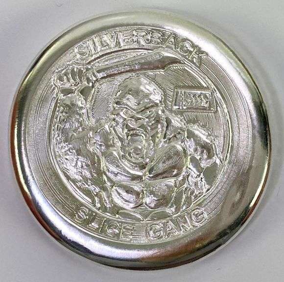 Silverback Precious Metals Gorilla 10 oz .999 Fine Silver Round/Bar ...