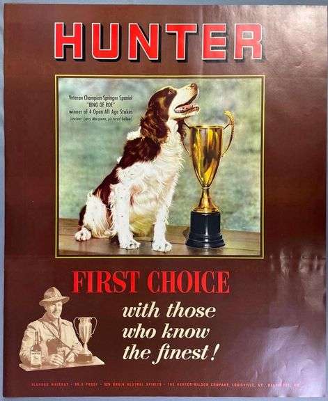 Hunter Whiskey First Choice Advertising Poster - Matthew Bullock ...