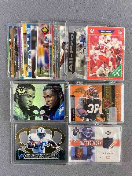Group of 23 Football Cards HOF, Stars, Rookie and jersey Relics ...