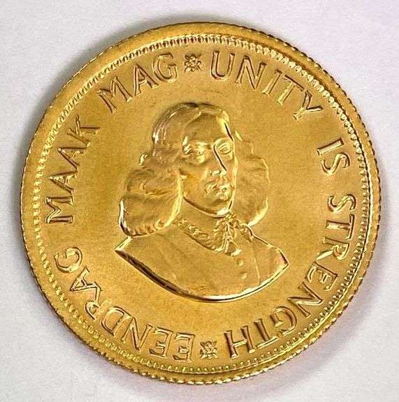 RARE 1980 South Africa Krugerrand 2 Rand Fine Gold - Matthew Bullock ...