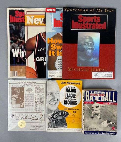 Group of Baseball and Basketball Ephemera - Matthew Bullock Auctioneers