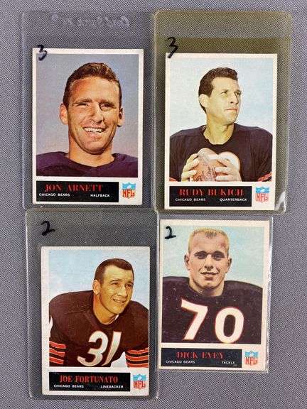 Group of 26 - 1965 Philadelphia Gum Chicago Bears Cards - Matthew ...