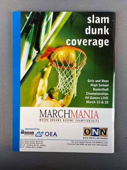 2003 Lebron James Last High School Game Program - Matthew Bullock ...