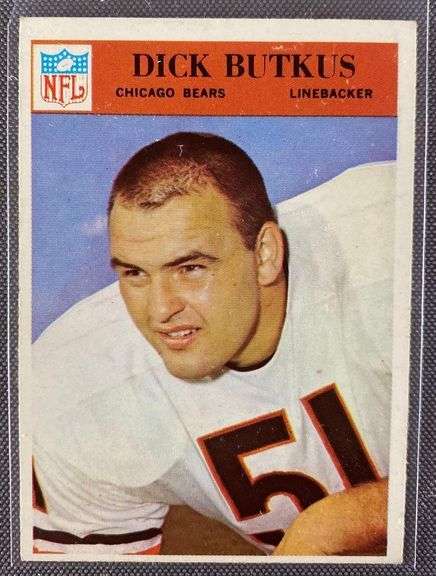 1966 Philadelphia Dick Butkus #31 Rookie - Matthew Bullock Auctioneers