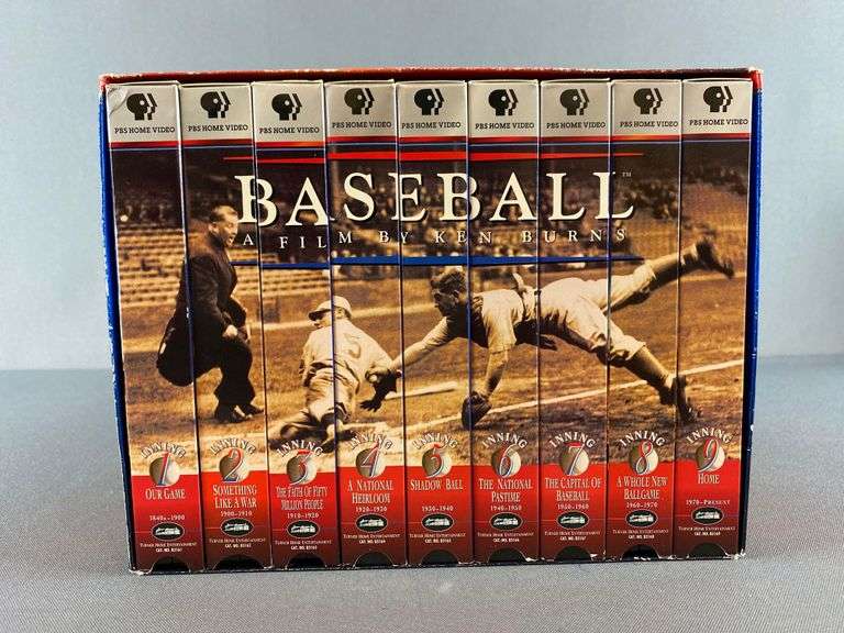 The American Epic Baseball VHS Set 1-9 - Matthew Bullock Auctioneers