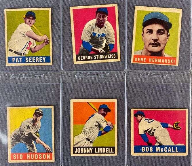 Group of 8 - 1948 Leaf Baseball Cards - Matthew Bullock Auctioneers
