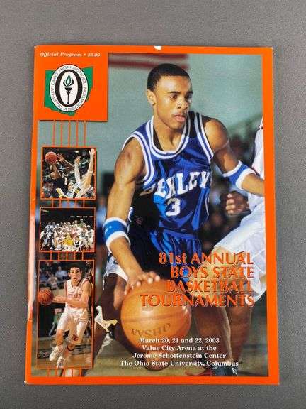 2003 Lebron James Last High School Game Program - Matthew Bullock ...