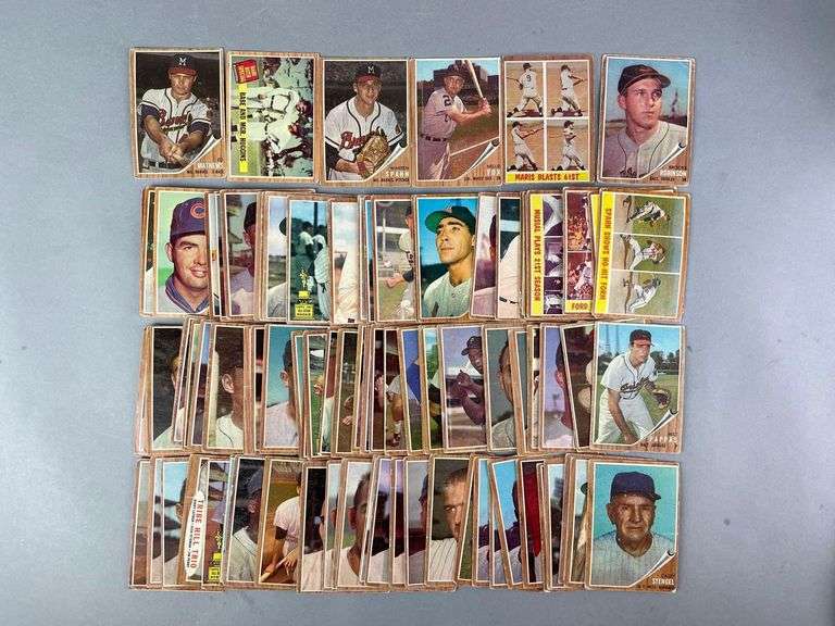 110 - 1962 Topps Baseball Cards with HOFs Stars and Rookies - Matthew ...