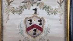 Amazing Embroidered Crest on Silk Crest Family - Matthew Bullock ...