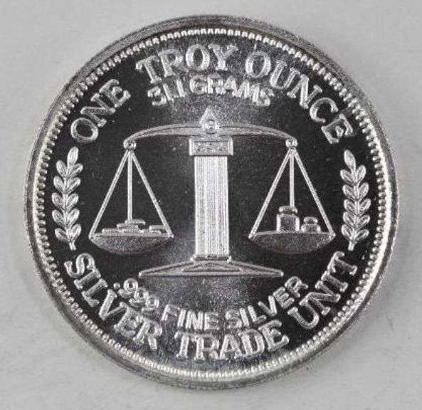 1983 Morgan/Scale 1oz. .999 Fine Silver - Matthew Bullock Auctioneers