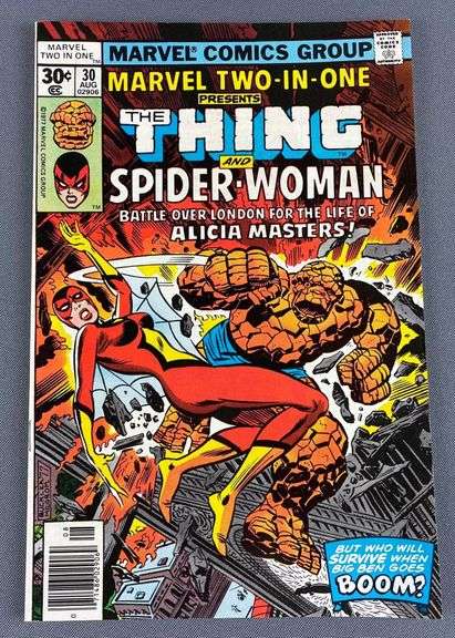 Marvel Comics Marvel Two-In-One No. 30 - Matthew Bullock Auctioneers