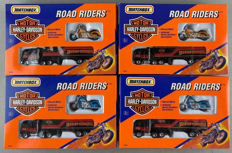 Group of 4 Matchbox Harley-Davidson Road Riders sets - Matthew Bullock ...