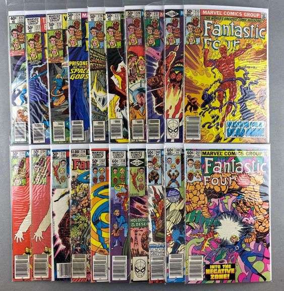 Group of 20 Marvel Comics Fantastic Four Comic Books - Matthew Bullock ...