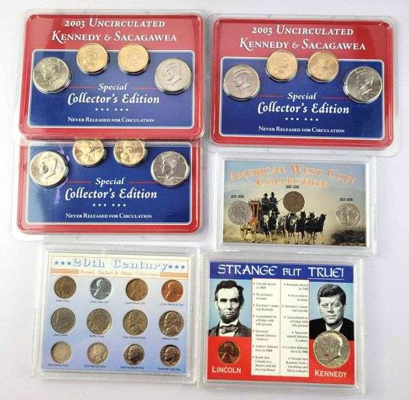 Group of (6) Collector Coin Sets - Matthew Bullock Auctioneers