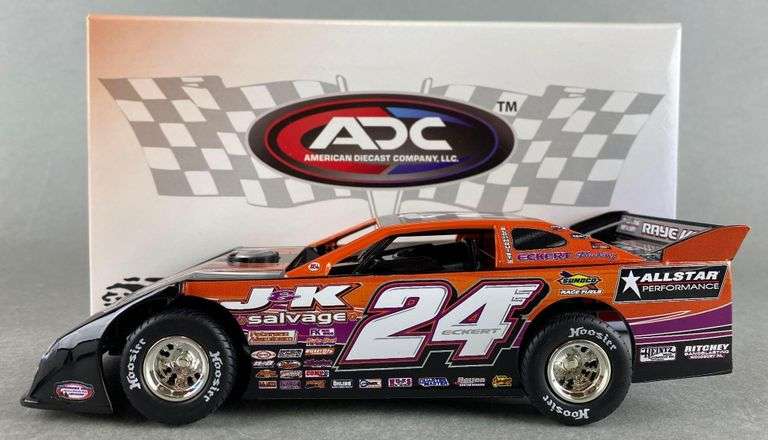 ADC Rick Eckert No. 24 die-cast Late Model - Matthew Bullock Auctioneers