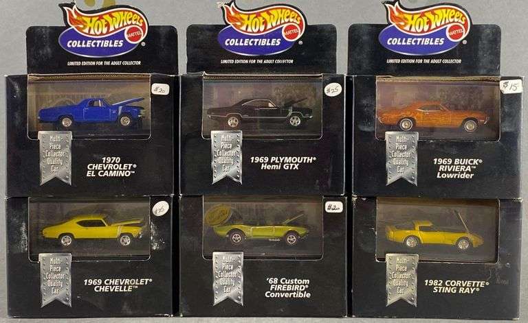 Group of 6 Hot Wheels Collectibles die-cast vehicles - Matthew Bullock ...