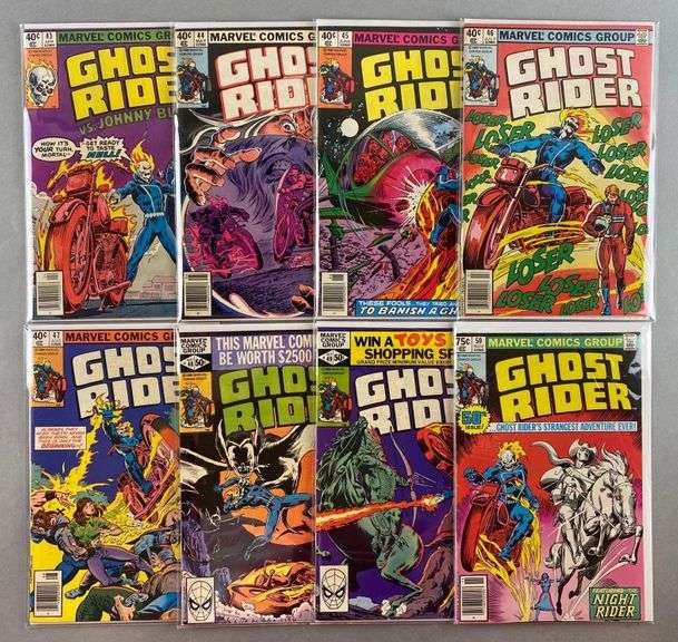 Group of 8 Marvel Comics Ghost Rider Comic Books - Matthew Bullock ...