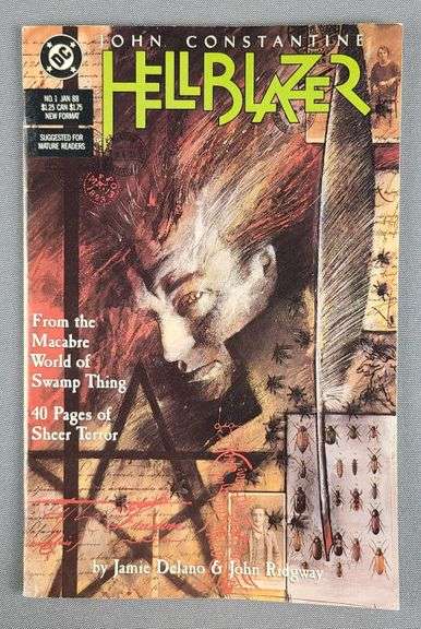Vertigo Comics Hellblazer No. 1 - Matthew Bullock Auctioneers
