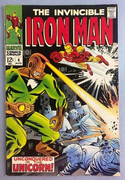 Marvel Comics Iron Man No. 4 - Matthew Bullock Auctioneers