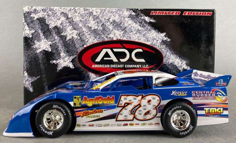 ADC Chad Zobrist No. 78 die-cast Late Model - Matthew Bullock Auctioneers