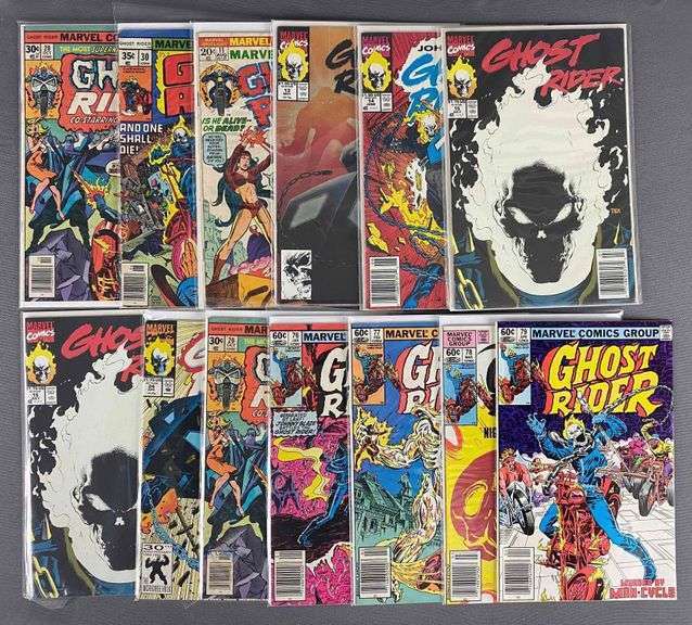 Group of 13 Marvel Comics Ghost Rider Comic Books - Matthew Bullock ...