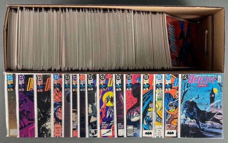 Long Box of DC Batman Detective Comics Comic Books - Matthew Bullock ...