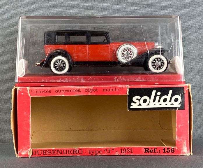 Solido 100 Series 1931 Duesenberg Type J Die-Cast Vehicle - Matthew ...